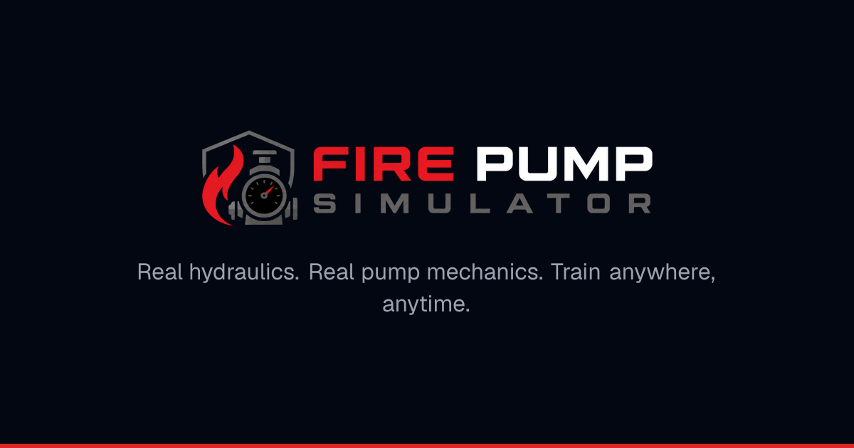 Fire Pump Simulator